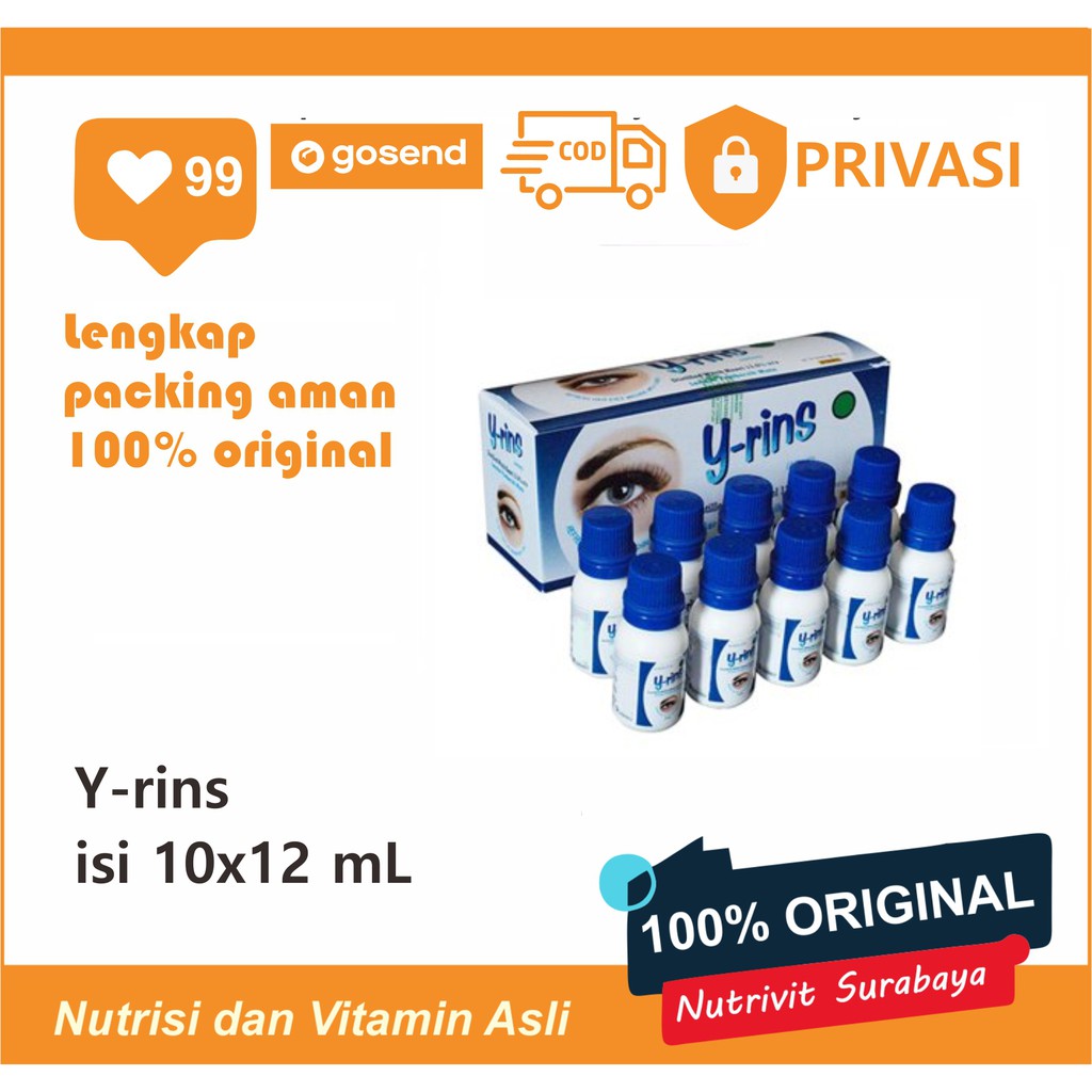Jual Y RINS LARUTAN CUCI MATA 10 BOTOL | Shopee Indonesia