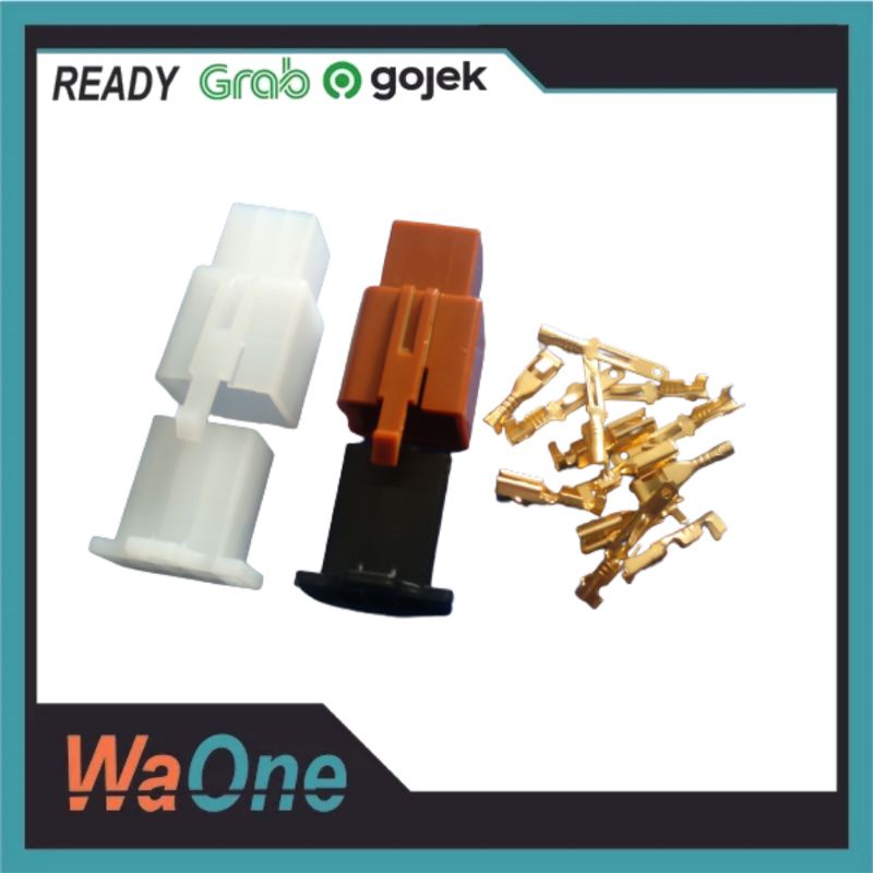 Jual Socket Konektor 6 Pin Male/Female Dengan Skun Soket Kabel Motor ...