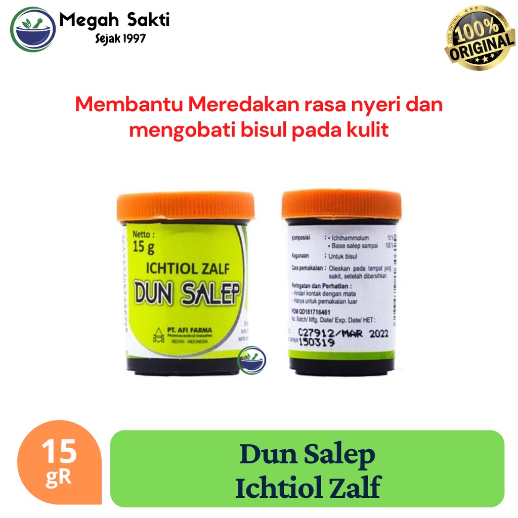 Jual MGS - Dun Salep - Salap Bisul / Ichtiol Zalf isi 15 gR | Shopee ...