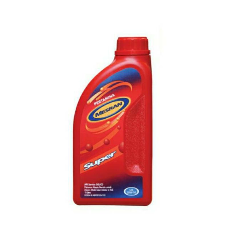 Jual OLI MESRAN SUPER PERTAMINA 1L SAE 20W/50 1000ML | Shopee Indonesia