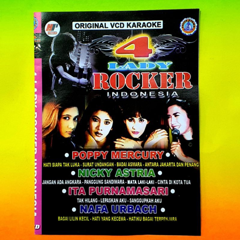 Jual KASET VIDEO MUSIK ASLI ORIGINAL LAGU ROCKER WANITA INDONESIA TERBAIK BISA BUAT KARAOKE ...