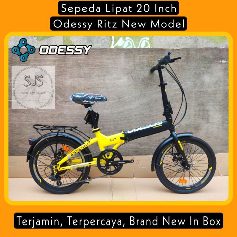 Jual Sepeda Lipat / Folding Bike 20 Inch ODESSY RITZ STEEL 7 Speed New ...
