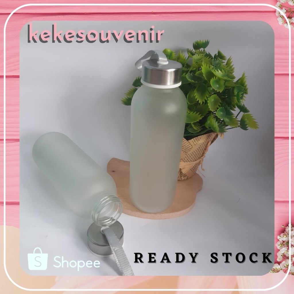 Jual Grosir Souvenir Termurah 1 Pcs Botol Minum Kaca Dove 420 ML Import ...