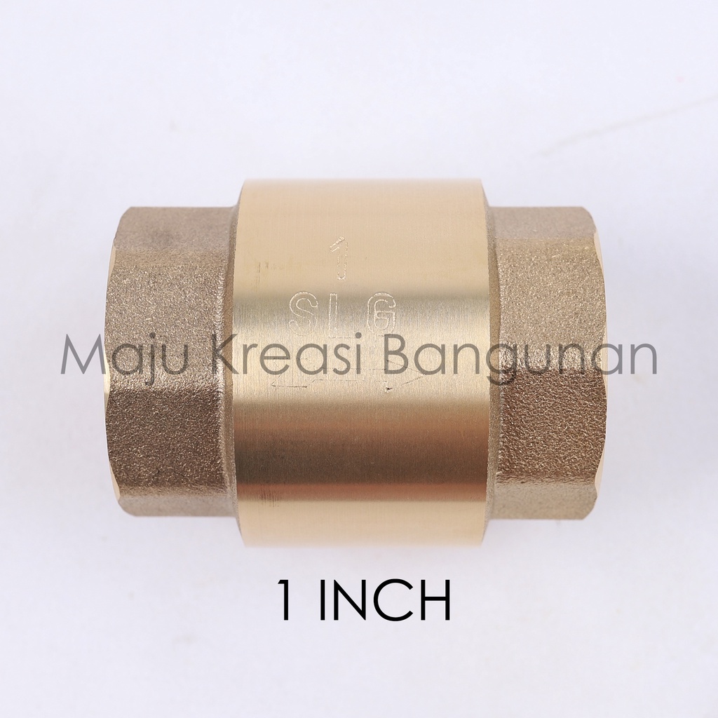 Jual Tusen Klep Soligen 1 Inch Kuningan Tosen Tossen 1" Inci In Foot ...