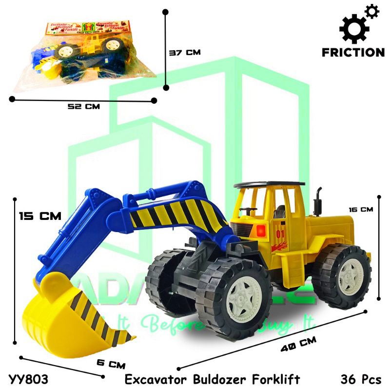 Jual Buldozer Bulldozer Forklift YY803 YY802 Excavator Eskavator ...