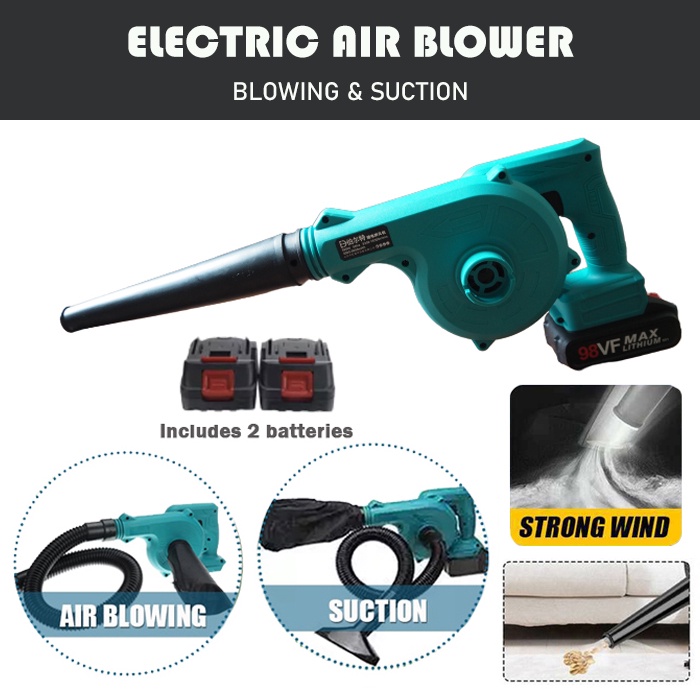 Jual Cordless 2 in 1 Handheld Dust Collector Power Tool Air blower ...