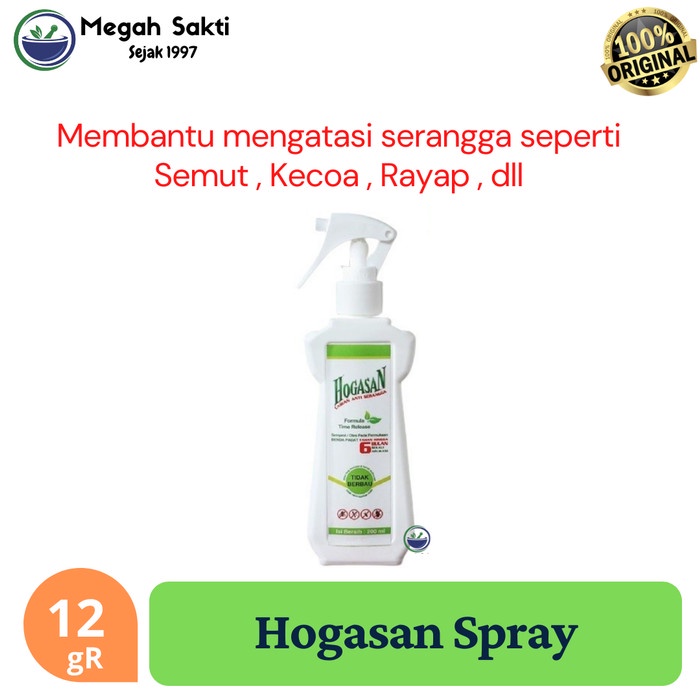 Jual Megah Sakti - Hogasan Spray Cairan Anti Semut / Kecoa / Rayap ...