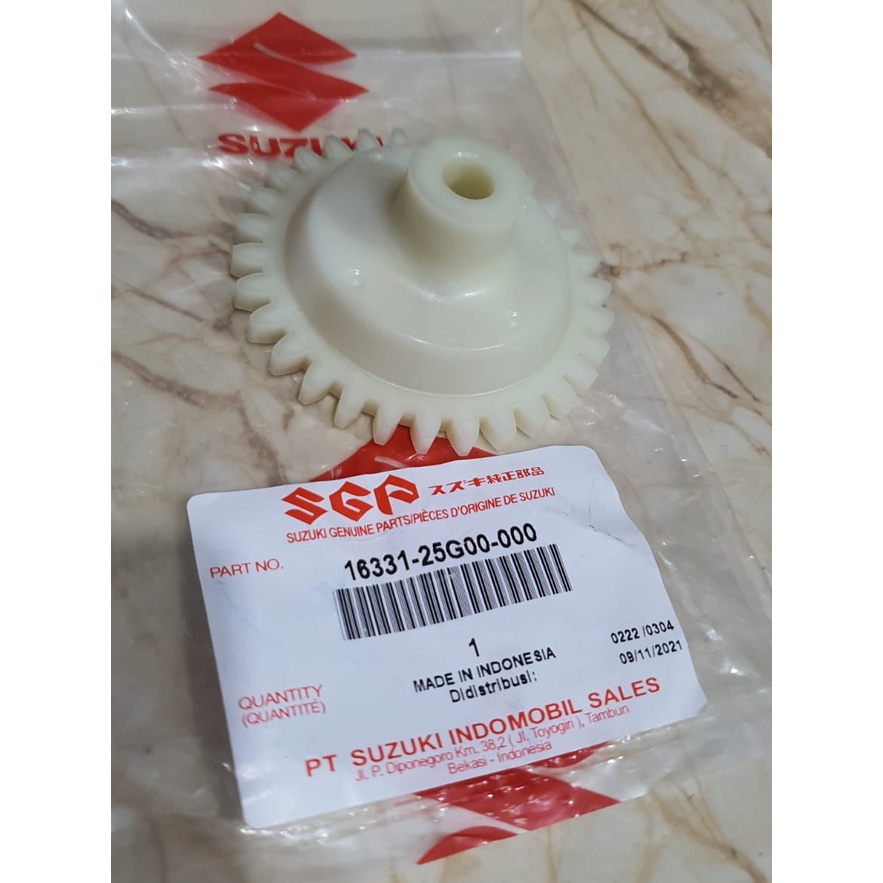 Jual GEAR GIGI GIR POMPA OLI SATRIA FU 150 ASLI ORI SUZUKI 16331-25G00 ...