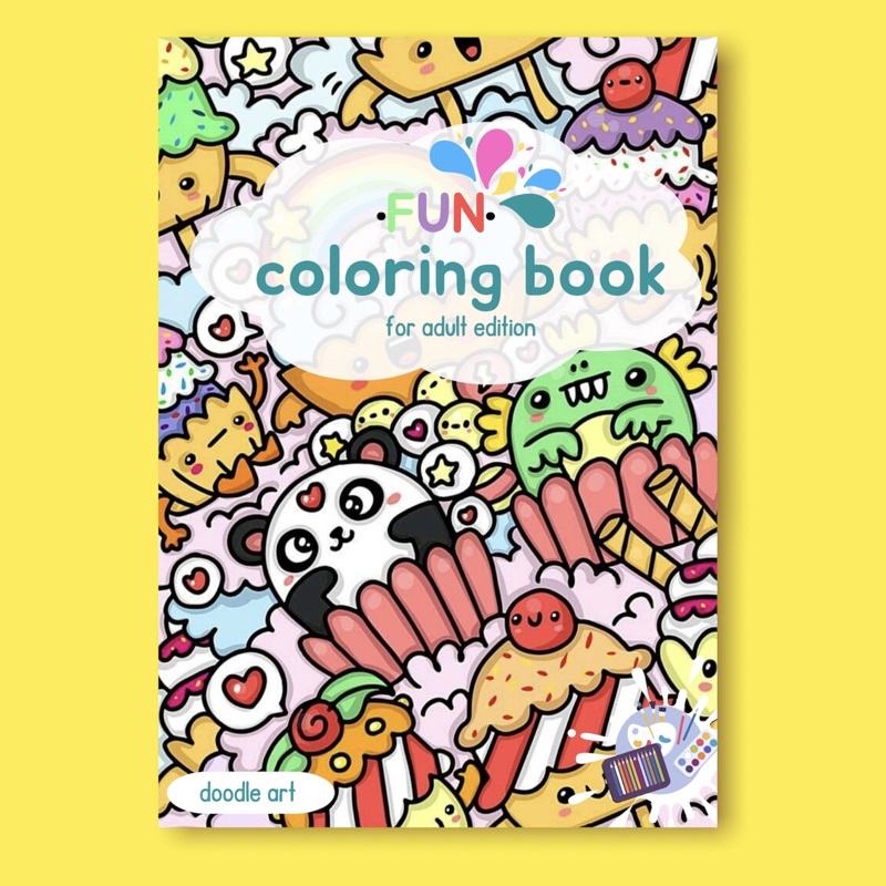 Jual Coloring Book For Adult Edition Doodle Art Buku Mewarnai ...