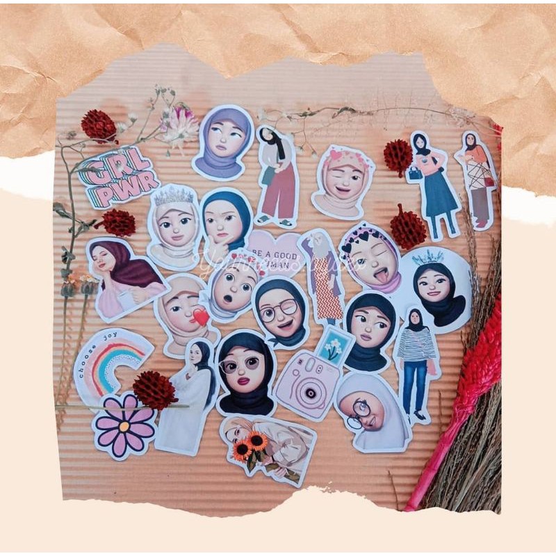 Jual Stiker Tumblr Girls Hijab | Shopee Indonesia