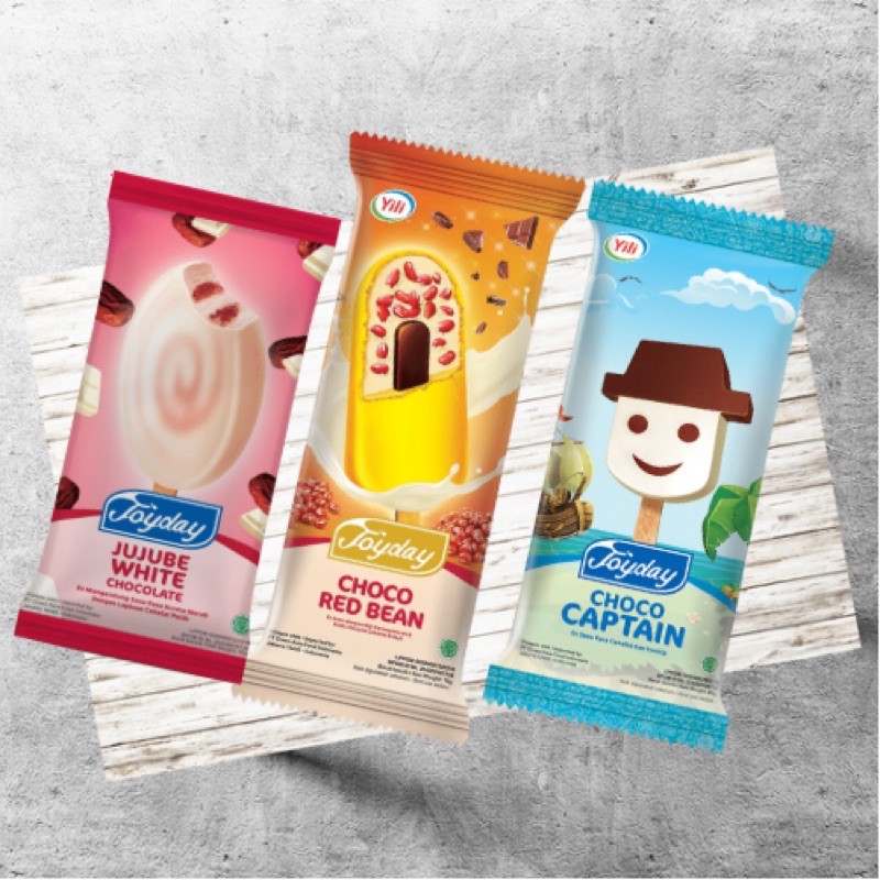 Jual ICE CREAM BENTUK CAPTAIN, CHOCO CAPTAIN, CHOCO RED BEAN, JUJUBE ...
