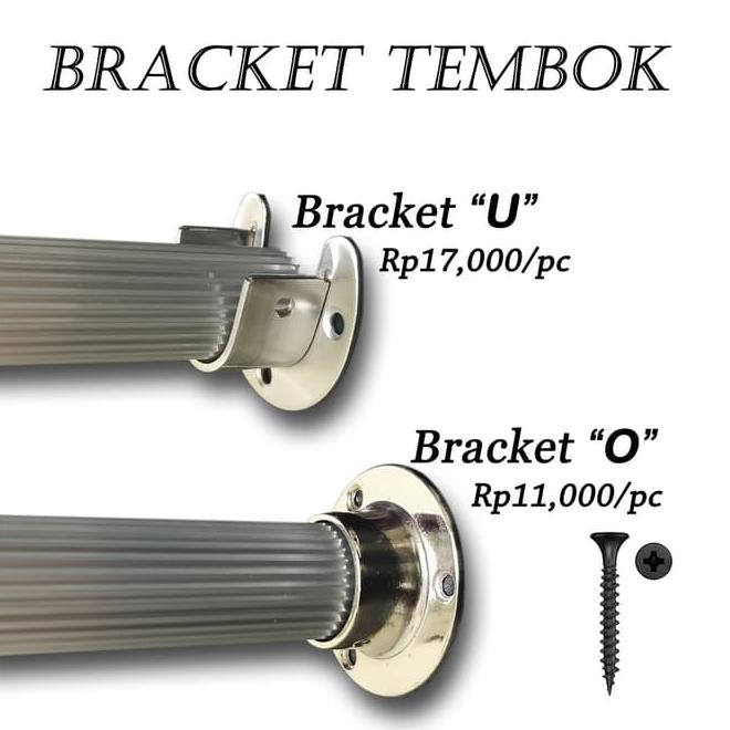 Jual Bracket Tembok Rollet Gorden - Bracket O | Shopee Indonesia