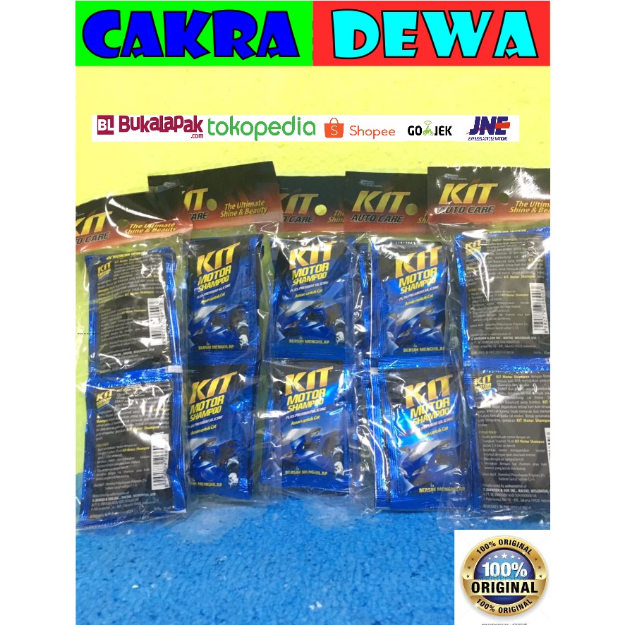 Jual KIT MOTOR SHAMPOO sampo pengkilat body motor EKONOMIS kemasan ...