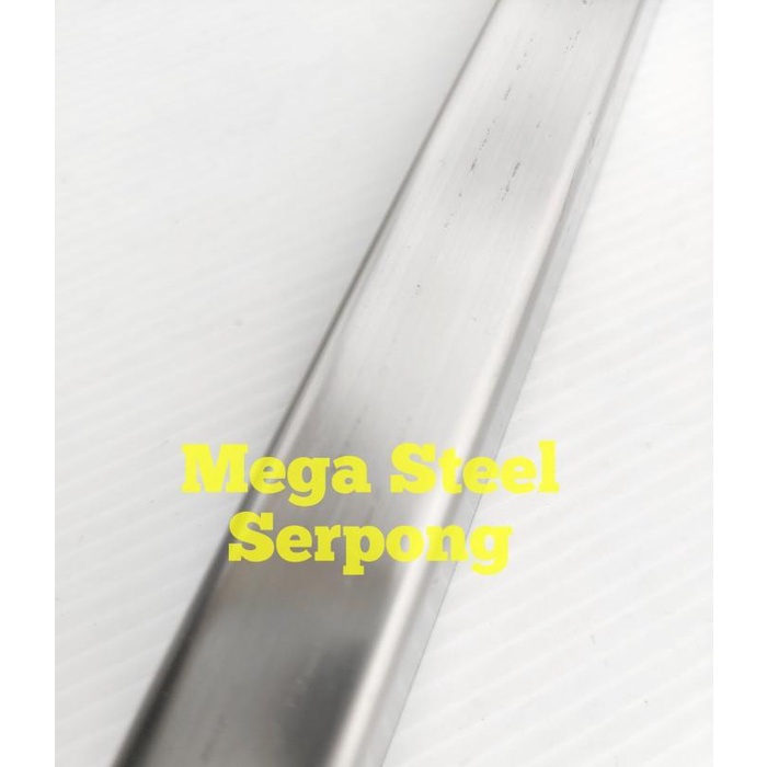 Jual List lis U Stainless Steel HAIRLINE uk 1 x 1 cm Tebal 0.8 mm ...