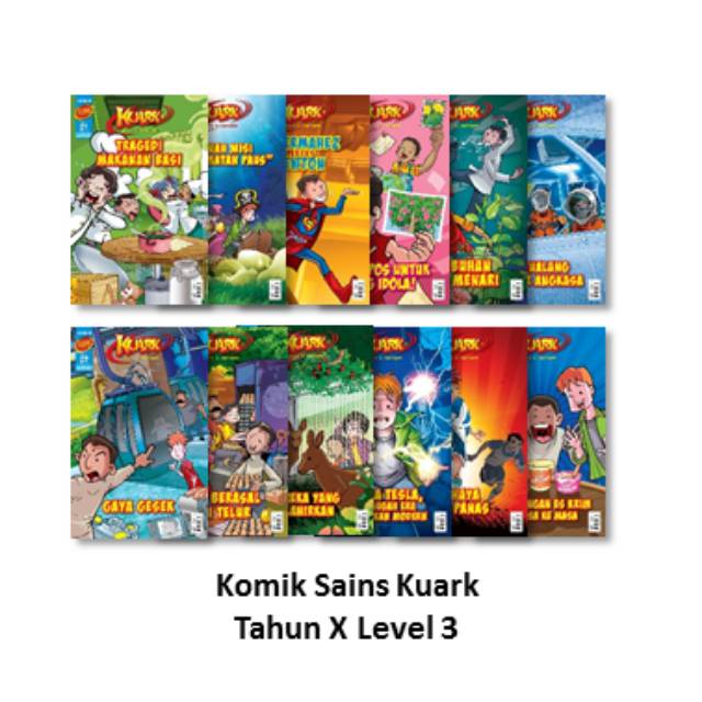 Jual PROMO!!! Kuark th 10 level 3 ( 12 edisi ) | Shopee Indonesia