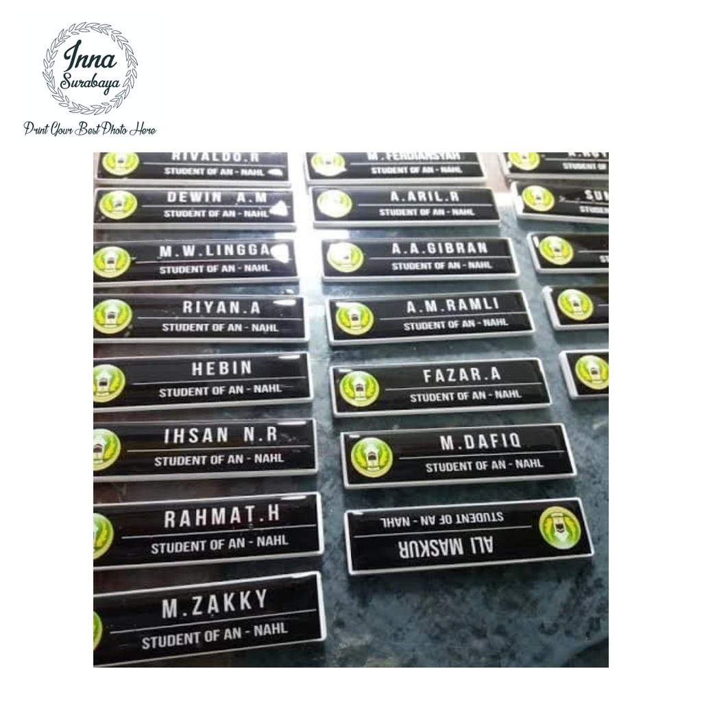 Jual NAME TAG AKRILIK | Shopee Indonesia