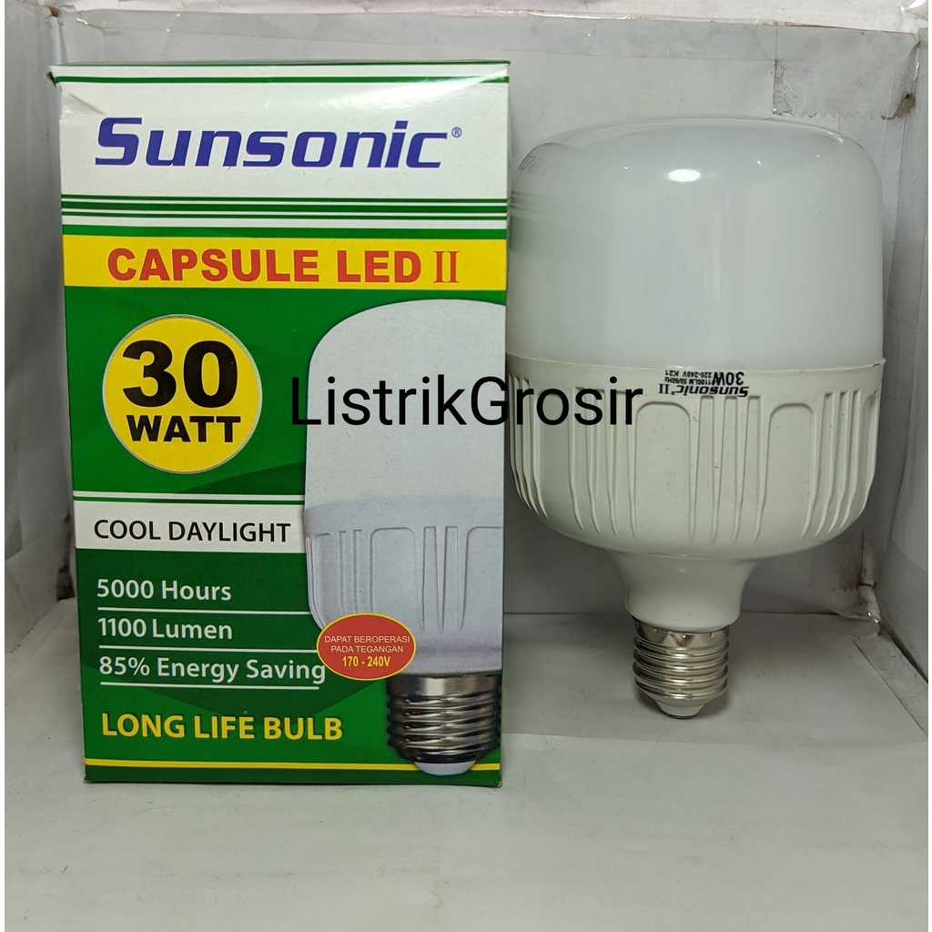 Jual Lampu PanaLed Premium 5W 10W 15W 20W 30W 40W 50 w 60 Watt Kapsul LED T Bulb Bohlam Tabung ...