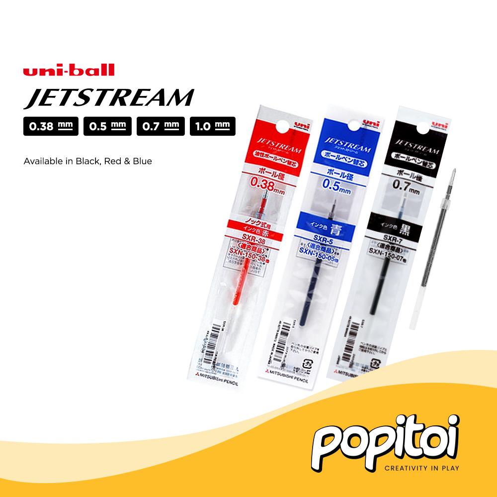 Jual Uniball Jetstream Refill SXR-38 SXR-05 SXR-7 SXR-10 0.38 0.5 0.7 1 ...