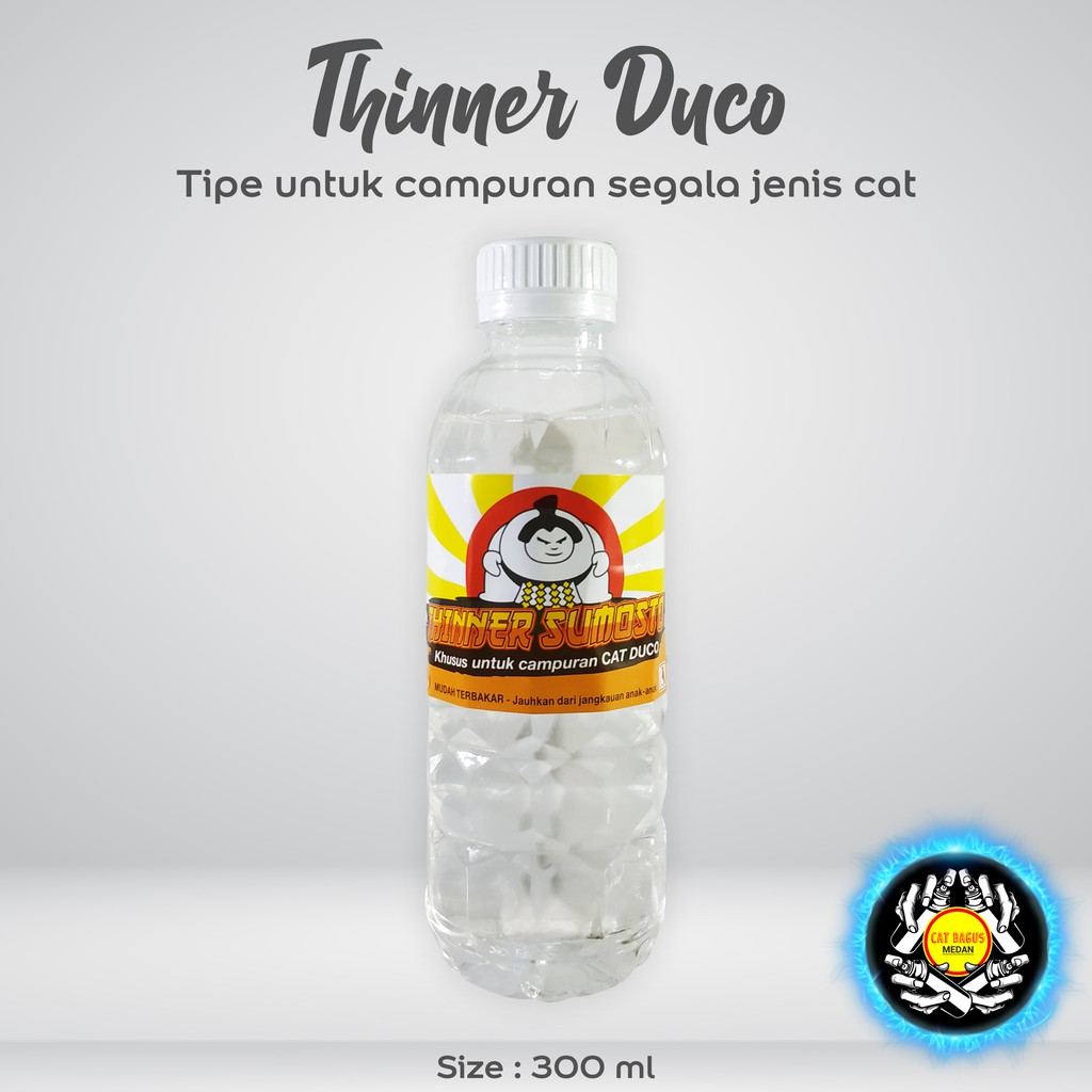 Jual THINNER BOTOL KECIL CAMPURAN CAT 1 DUCO THINER TINER SUPER HG ND CAT MOBIL MOTOR EMAS MEDAN ...