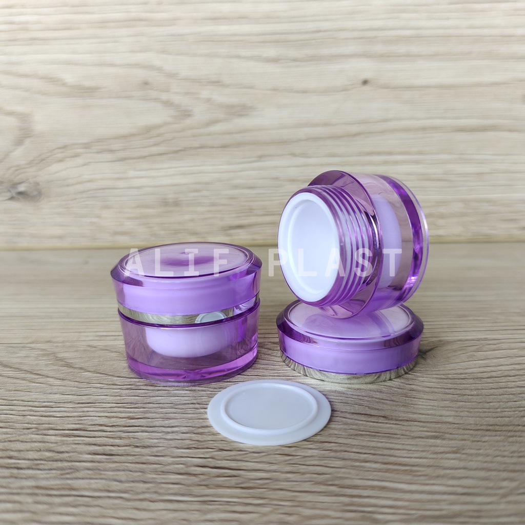 Jual POT CREAM ACRYLIC WW 5 GRAM UNGU | Shopee Indonesia