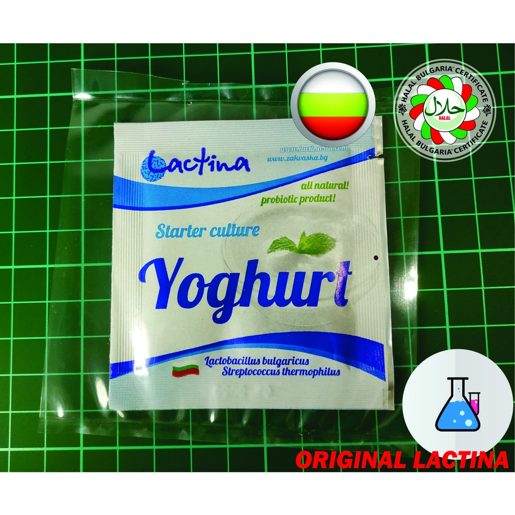 Jual Bibit yogurt Lactina Original "kental dan padat jika dipadukan ...