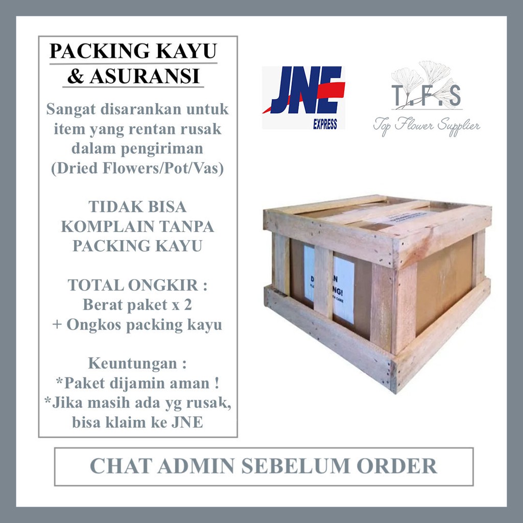 Jual (1KG) PACKING KAYU JNE | Shopee Indonesia