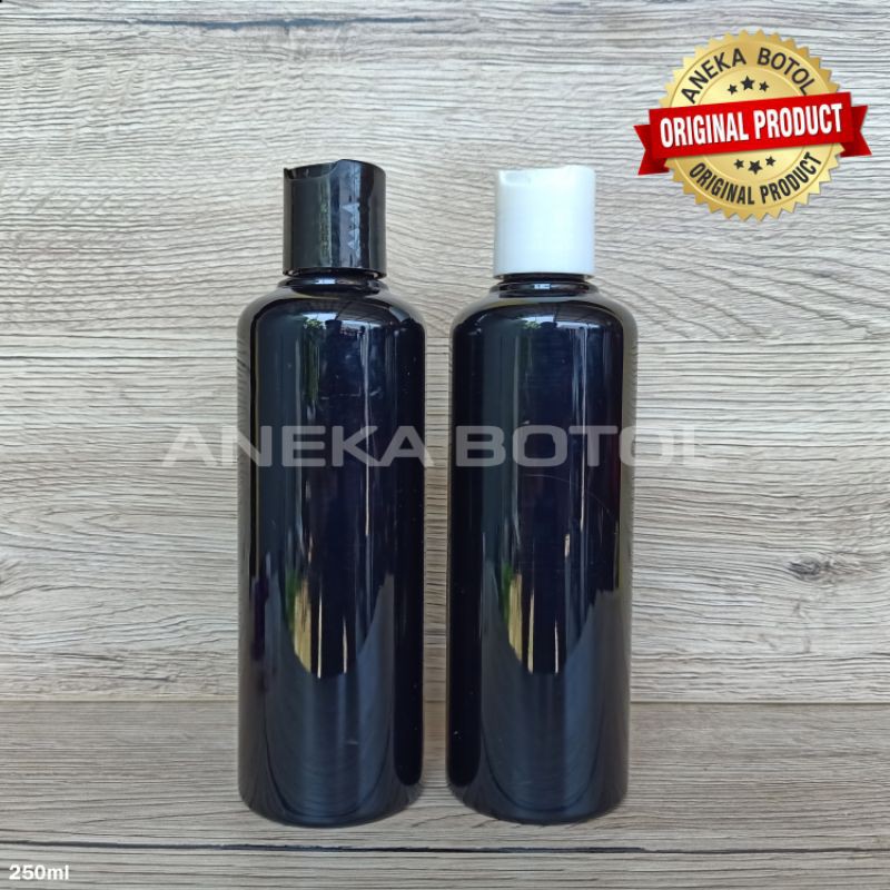 Jual BOTOL PET 250 ML HITAM TUTUP PRESTOP VARIAN / ANEKA BOTOL KOSONG ...
