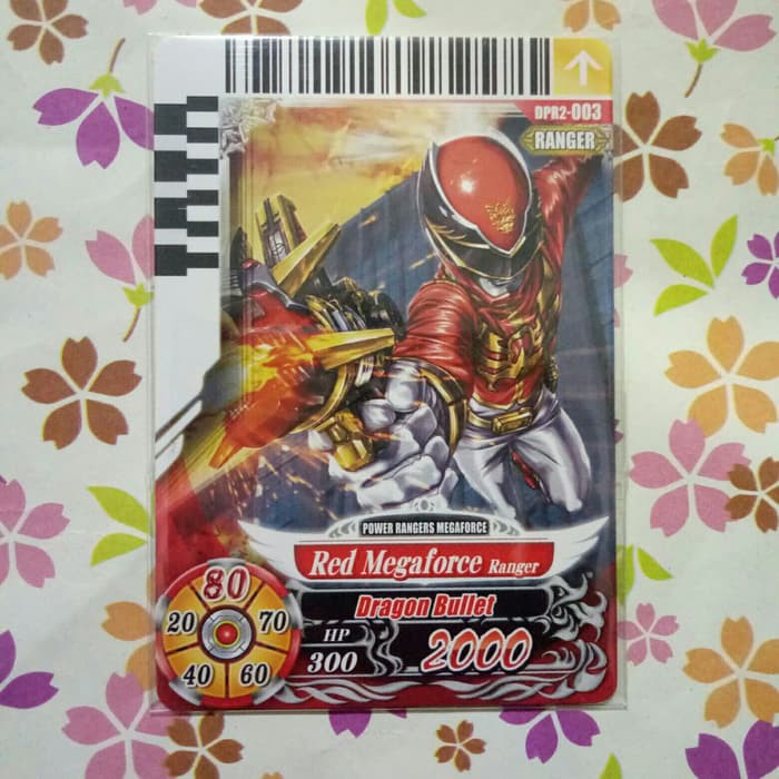 Jual power ranger card battle normal ranger red megaforce v2 | Shopee ...
