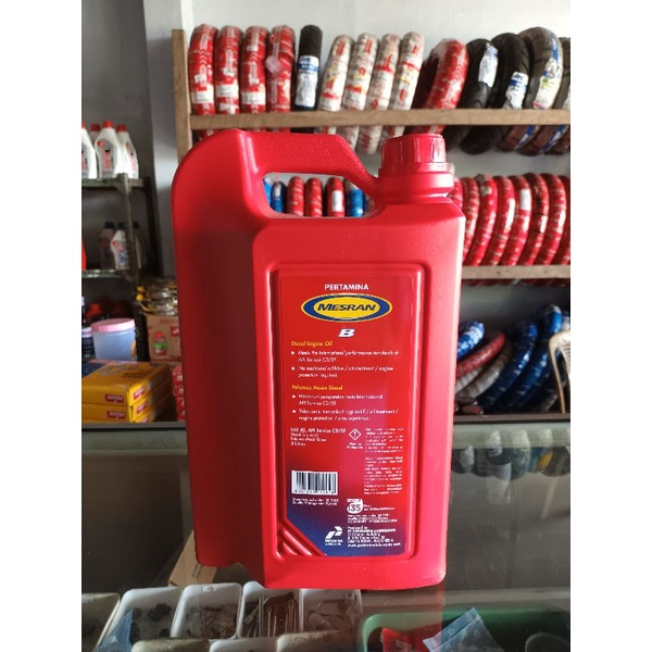 Jual Oli Mesran B 5L Pertamina Diesel Oil Mesran B 5 liter ORIGINAL ...