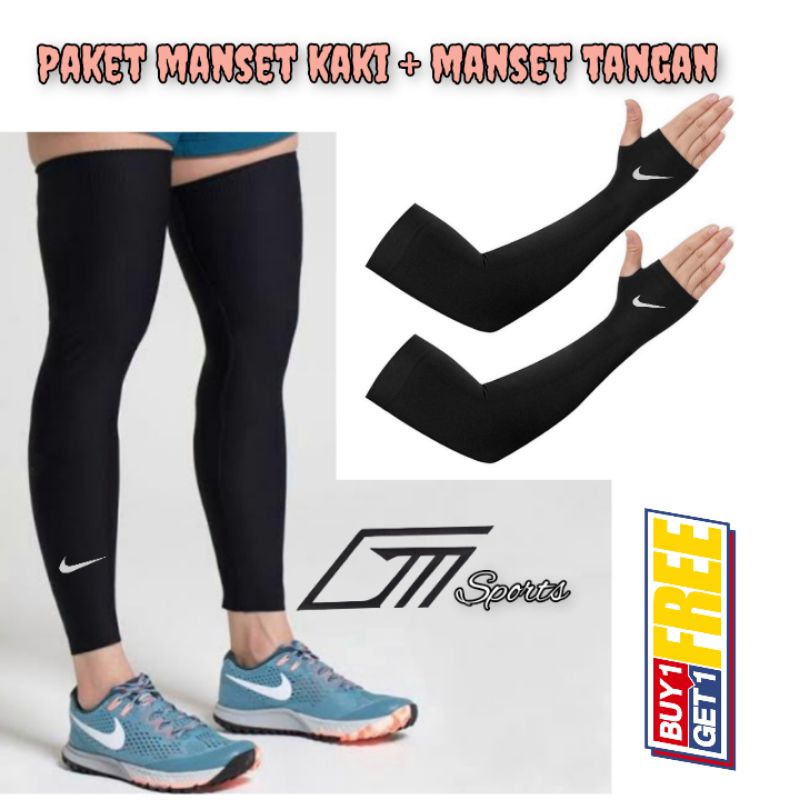 Jual Paket Manset Kaki Leg Warmer + Manset Tangan ARM SLAVE Stelan ...