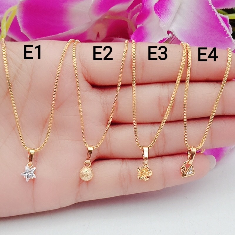 Jual promo Kalung anak-anak lapis mas model baru rantai 35cm awet lucu ...