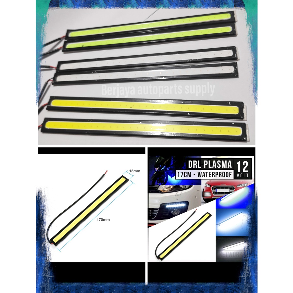 Jual Lampu DRL LED COB Plasma 12V 17cm 1SET UNIVERSAL | Shopee Indonesia