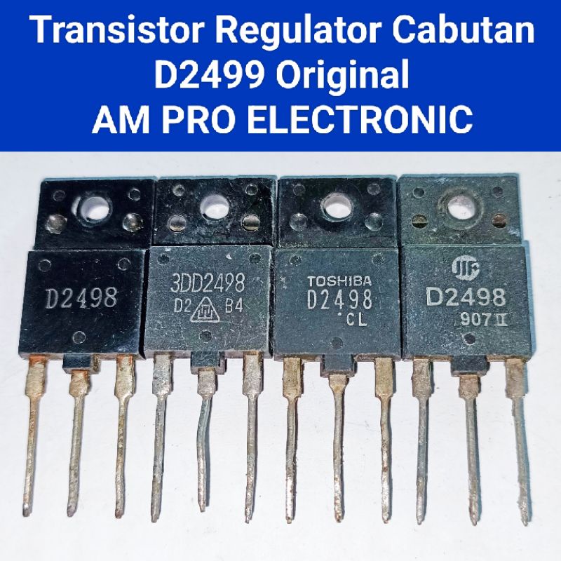 Jual TR D2498 Persamaan D1885 D1941 BUH315 Transistor Regulator Cabutan ...