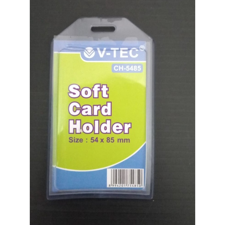 Jual ID Card CH-5485 Per 10 pcs Soft Crad Holder size 54 x 85 mm ...