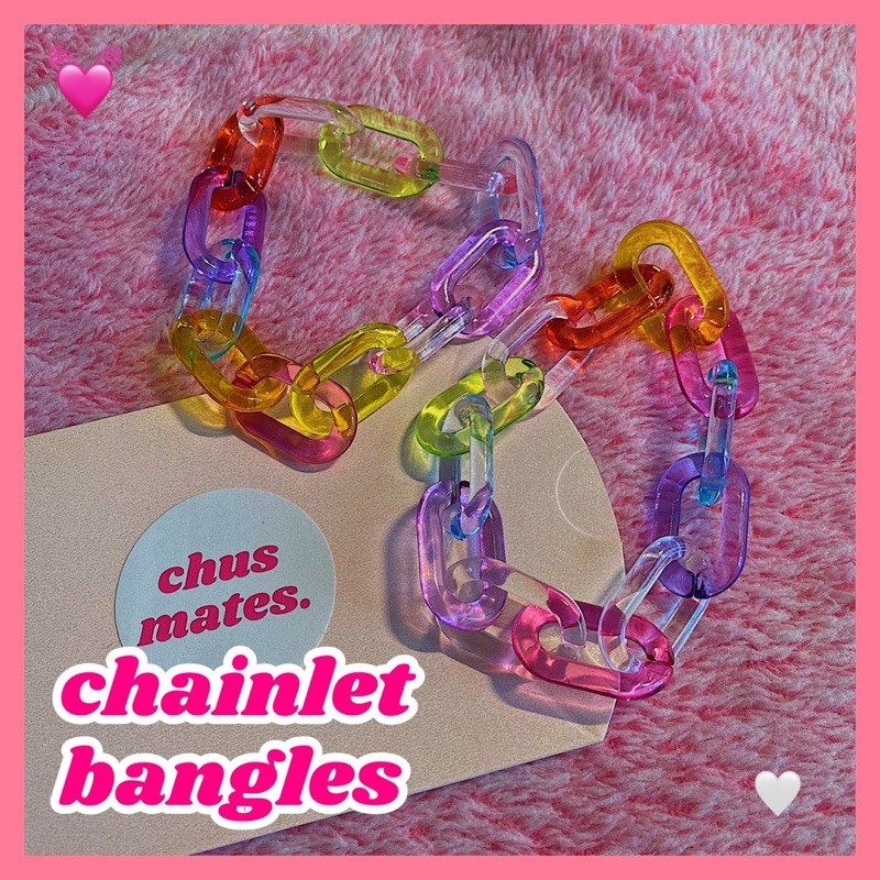 Jual chainlet bangles ♡ !! REAL PICT !! | Shopee Indonesia