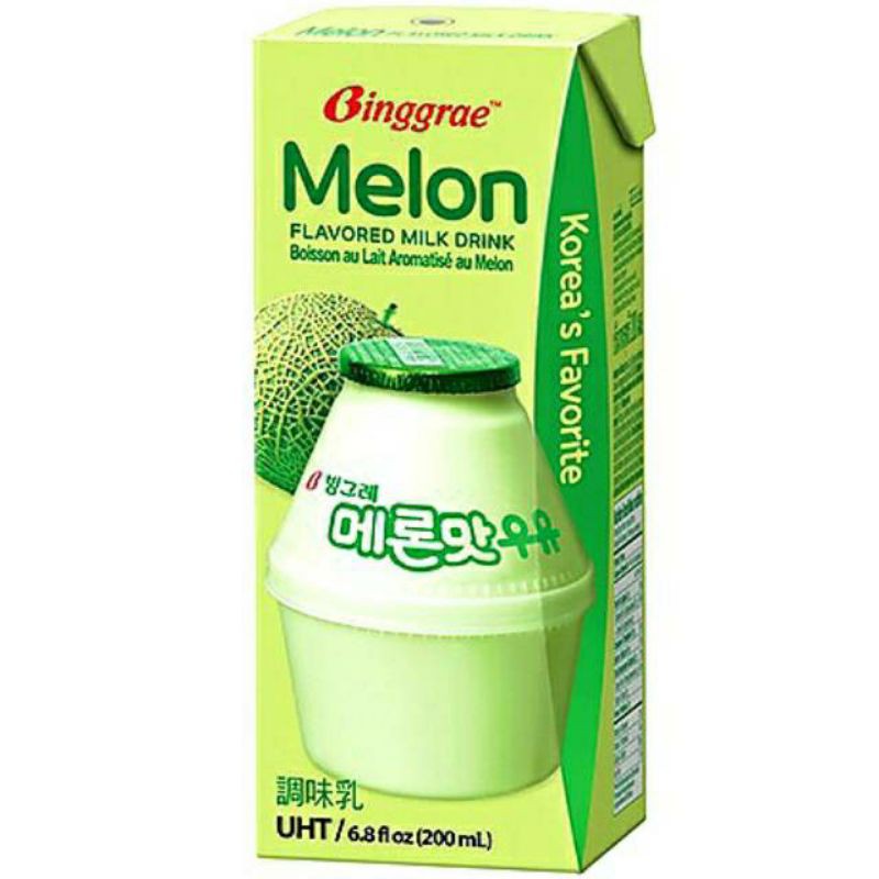 Jual BINGGRAE MELON Flavoured Milk Drink | Shopee Indonesia