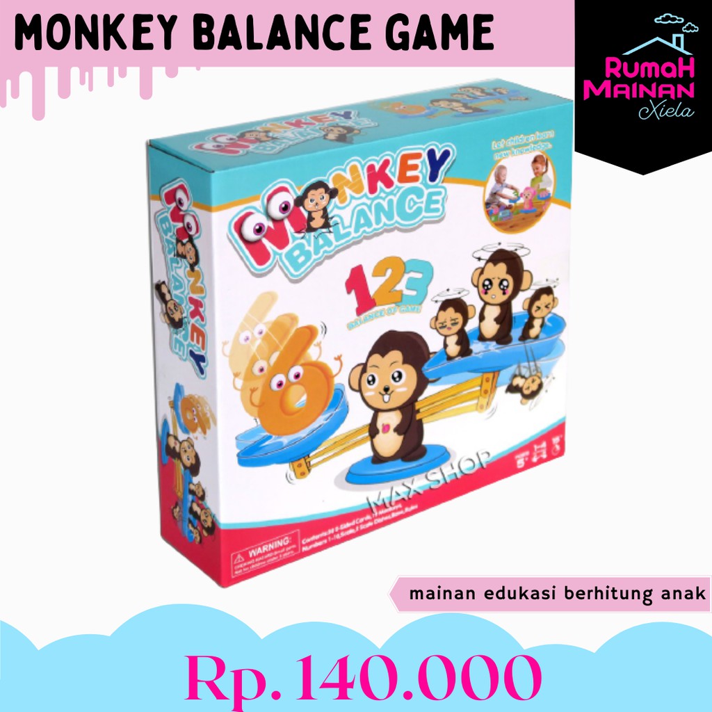 Jual MONKEY BALANCE GAME - MAINAN EDUKASI BERHITUNG ANAK - 1576 | Shopee Indonesia