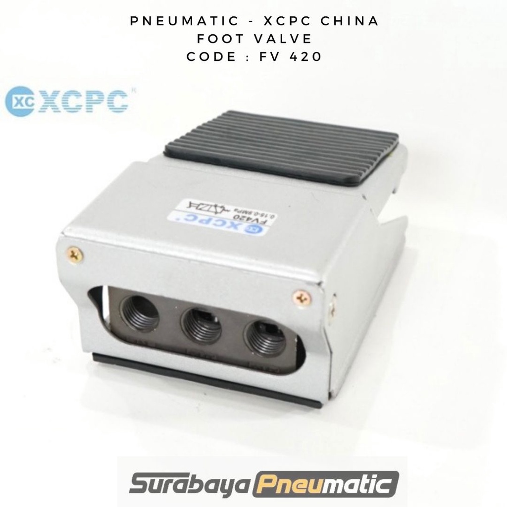 Jual Foot Valve Pneumatic - Foot Switch Angin FV420 / FV-420 / FV 420 ...