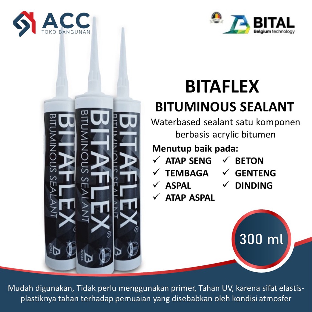 Jual Bitaflex Bitumen Sealant Bituminous Sealant Warna Hitam | Shopee Indonesia