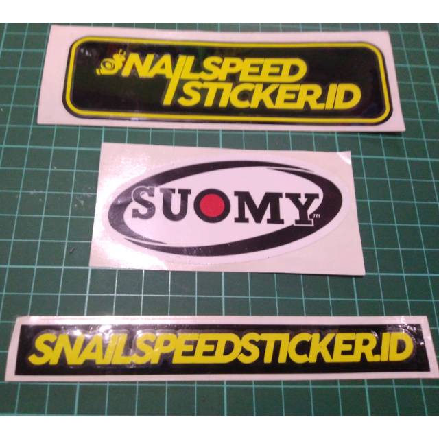 Jual Sticker helmet printing logo Suomy besar 12 cm | Shopee Indonesia