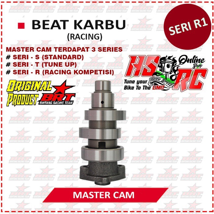 Jual Noken As Kem Beat Karbu Scoopy Racing BRT Cam Racing Beat Scoopy Karburator Matic Camshaft ...