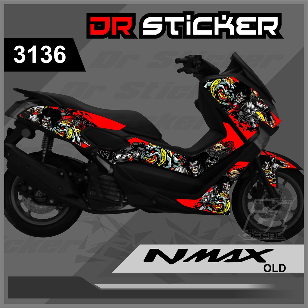 Jual Stiker Striping NMX Old Desain Joger - Striping NMX Old Desain ...