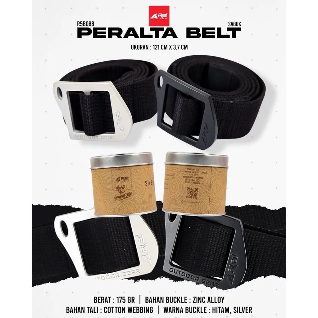 Jual Ikat Pinggang Arei Outdoorgear Sabuk Rei Gesper Belt | Shopee ...