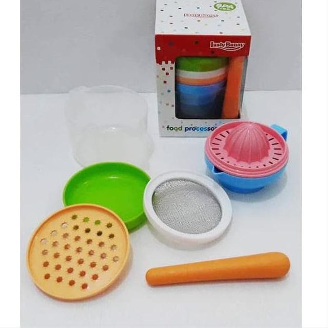 Jual Food Maker Set Lusty Bunny Penghalus Makanan Bayi Bpa Free (KODE ...