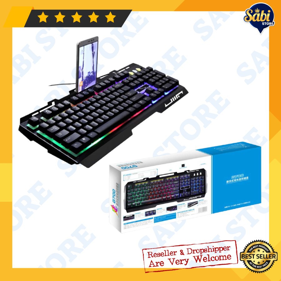 Jual KEYBOARD GAMING LED LEOPARD G700 BACKLIGHT / KEYBOARD CAHAYA ...