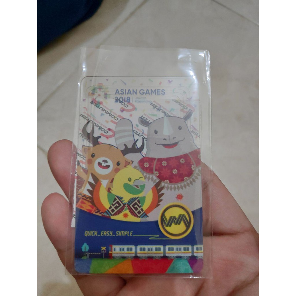 Jual Kartu KMT Multi Trip Transparan Asian Games 2018 | Shopee Indonesia