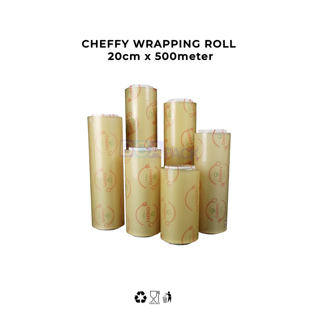 Jual CHEFFY WRAPPING ROLL 30 cm x 500 meter WRAP PLASTIK KEMASAN ...