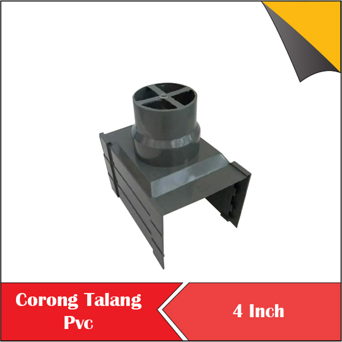 Jual CORONG TALANG 4 KOTAK CORONG TALANG PVC LUBANG PEMBUANGAN AIR KO ...