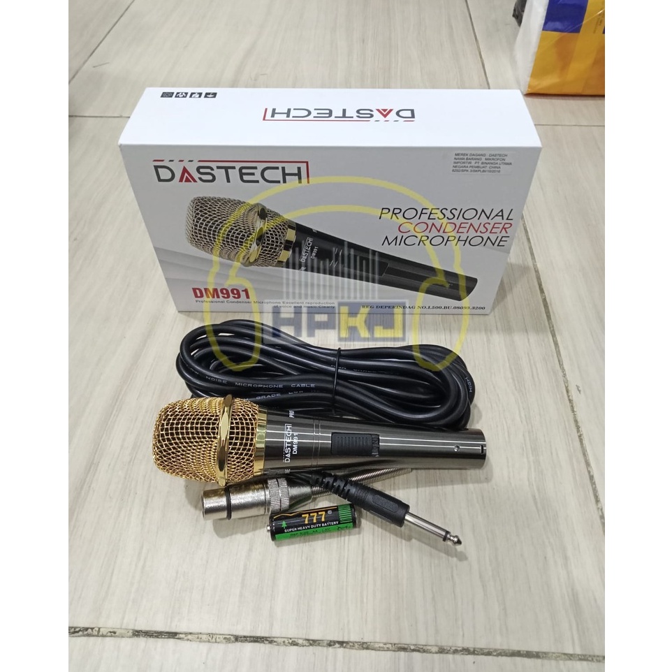 Jual MIC MICROPHONE DASTECH DM991 mic condenser dastech DM - 991 mic ...