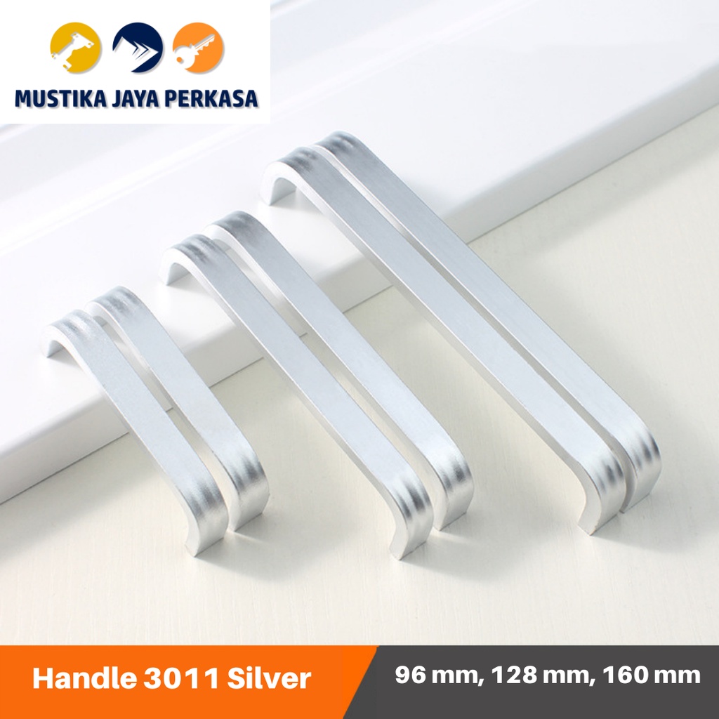 Jual Handle Tarikan Laci Lemari Mewah 3011 Alumunium Besi Babet Chrome ...